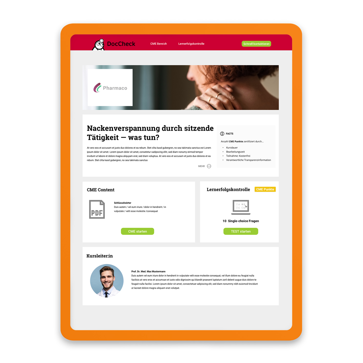 Muss CME wehtun? - doccheck agency